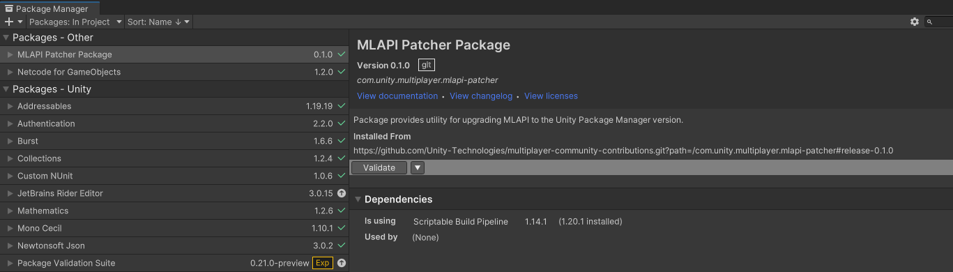 Feedback for ocs/installation/migratingfrommlapi.md · Issue #902 · Unity-Technologies/com.unity ...