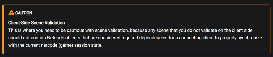 Issue with NetcodeObjects synchronisation and blocked scenes · Issue #2384 · Unity-Technologies ...