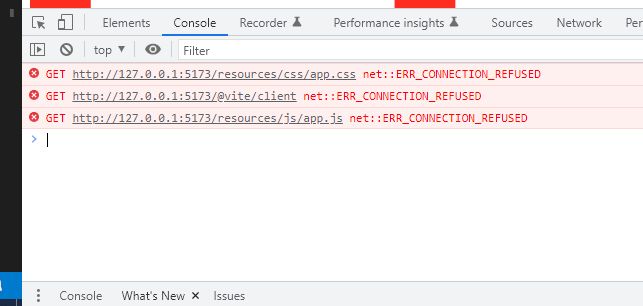 [Bug]: Laravel with Vite · Issue #972 · cytopia/devilbox · GitHub