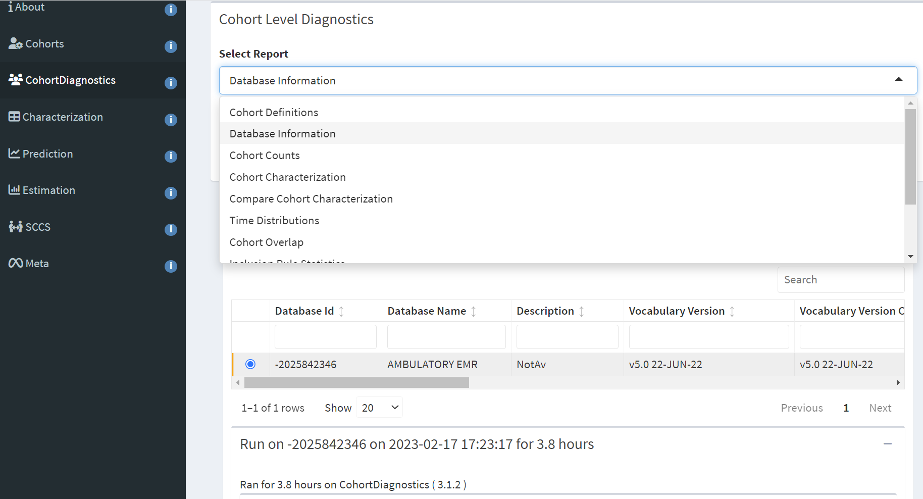 CohortDiagnostics / Index Event Breakdown is not displaying despite having been run · Issue #161 ...