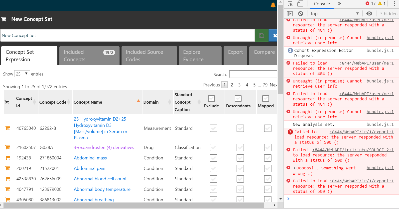ATLAS / Characterization: 'create new conceptset' unknown function? · Issue #1834 · OHDSI/Atlas ...