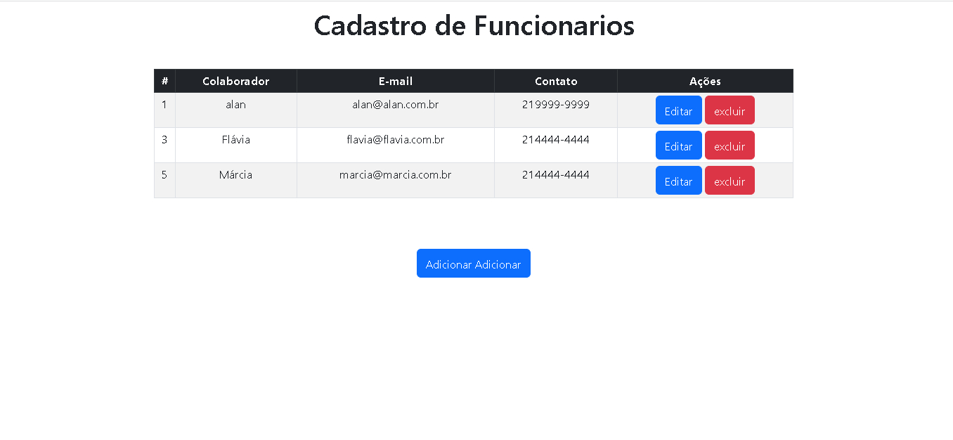 GitHub - alanbs27/CrudPythonFuncionario: CRUD de cadastro de funcionarios usando Django e banco ...