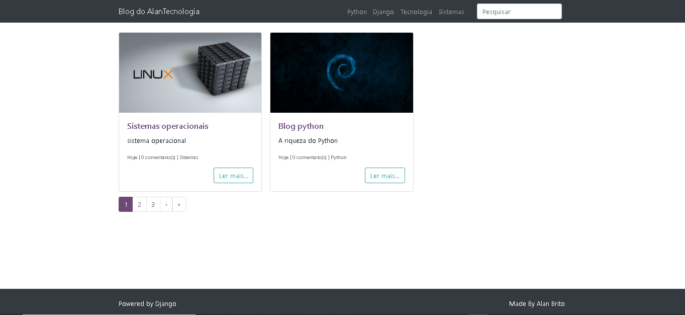 Github Alanbs27 Blogdjango Site Blogo Com Framework Django E Varias