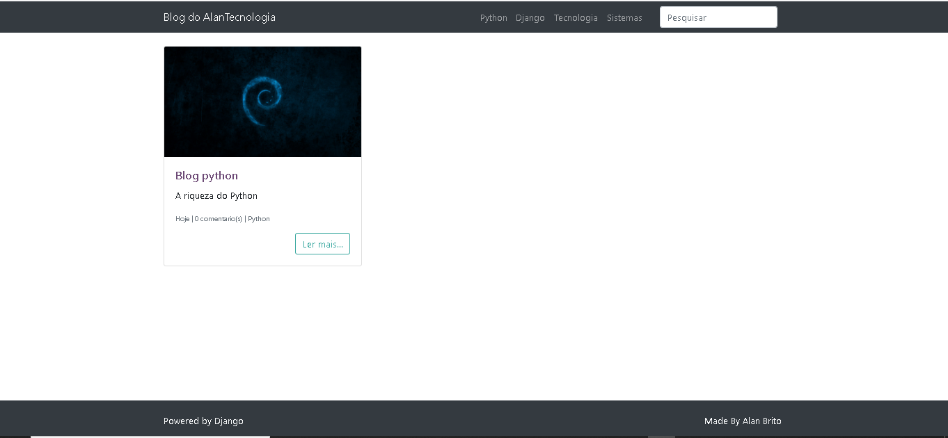GitHub - alanbs27/BlogDjango: Site Blogo com framework django e varias funcionalidades ...