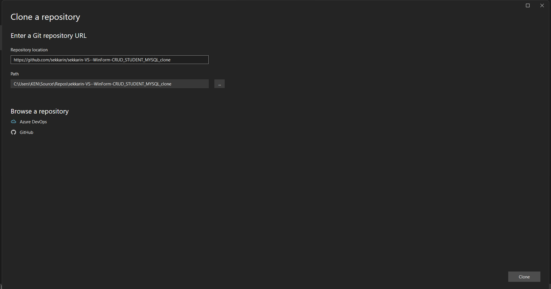 GitHub - sekkarin/sekkarin-VS--WinForm-CRUD_STUDENT_MYSQL