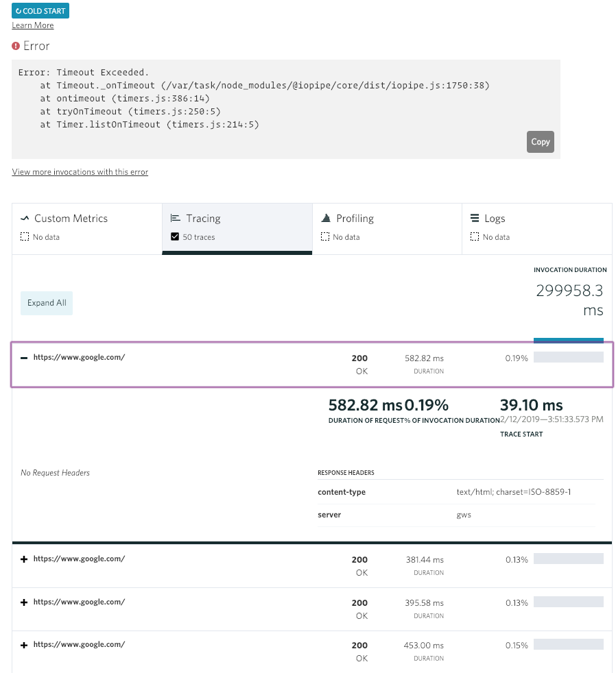 AutoHTTP: request headers not captured on timeout · Issue #41 · iopipe/iopipe-js-trace · GitHub