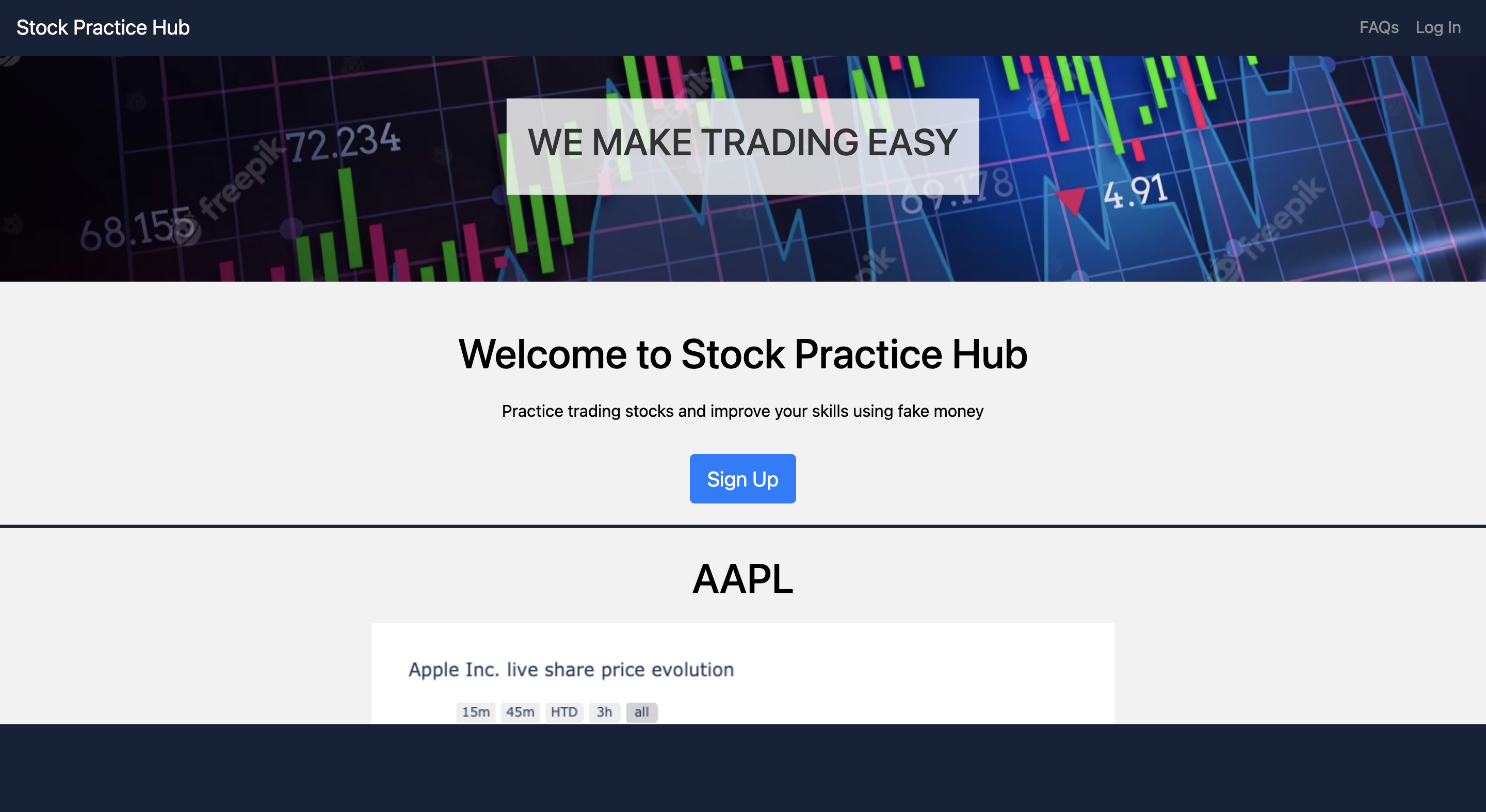 GitHub - Jojo-Paris/Stock-Practice-Hub: A way to simulate stock trading ...