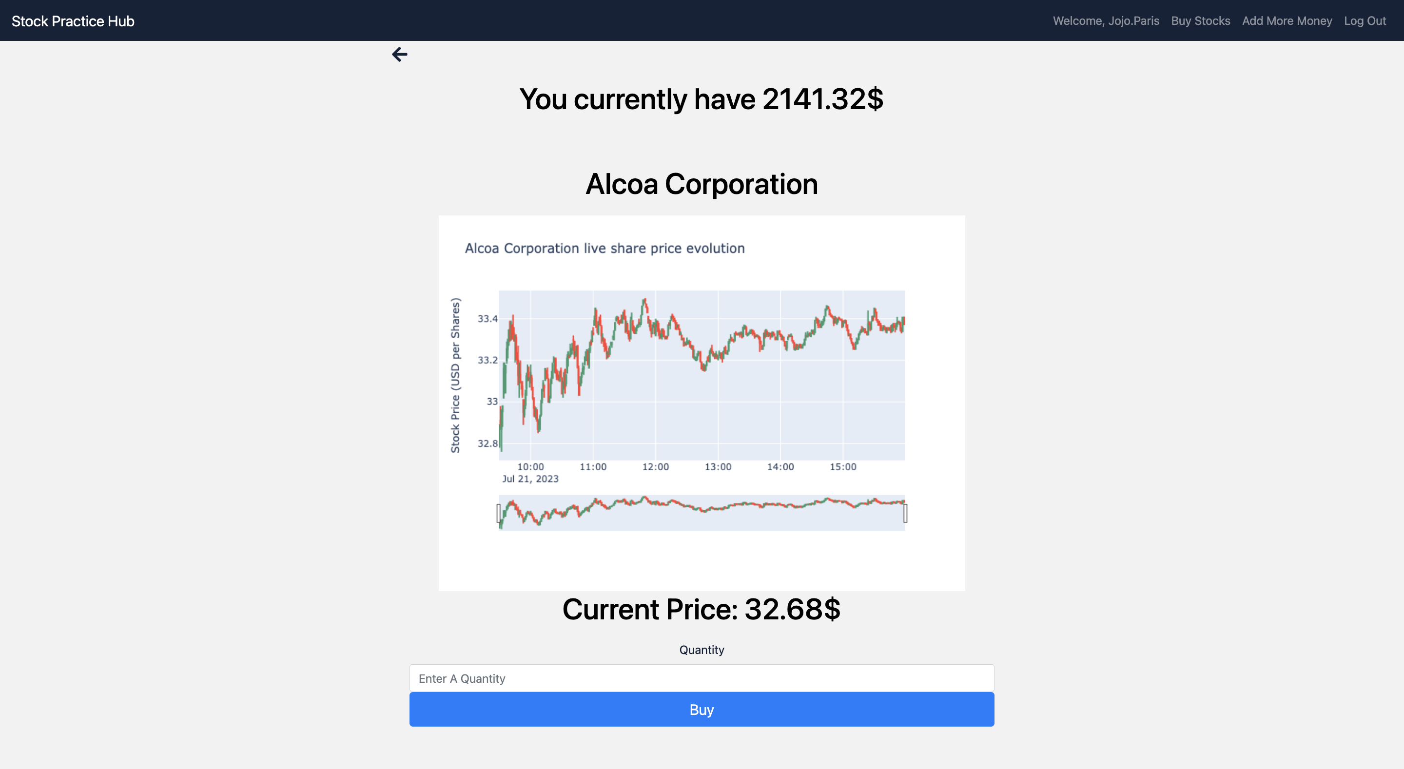 GitHub - Jojo-Paris/Stock-Practice-Hub: A way to simulate stock trading ...