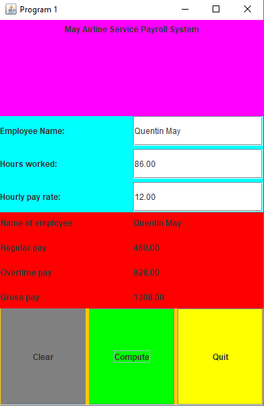 GitHub - quentinmay/Payroll-Calculator: Simple Java course assignment ...