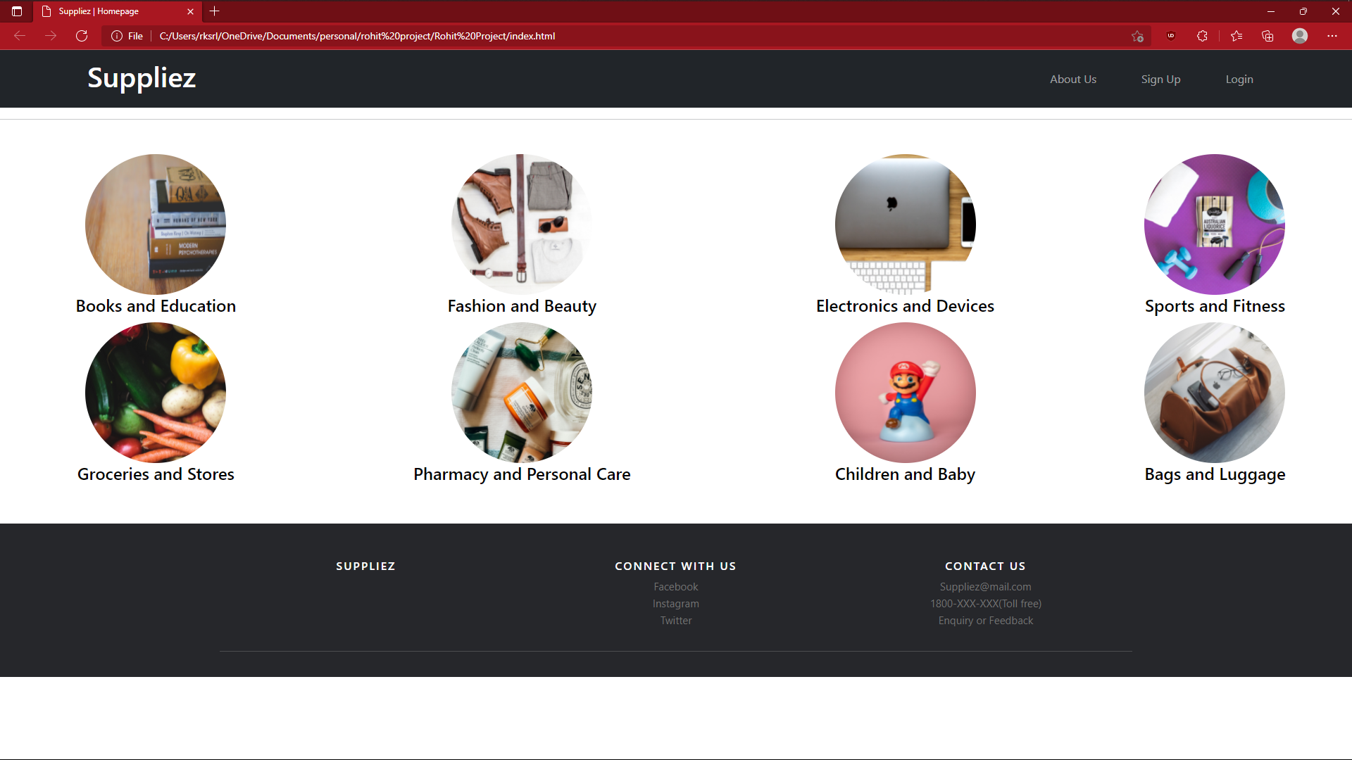 GitHub - Rohit643/e-commerce-website-template: we designed just a basic ...