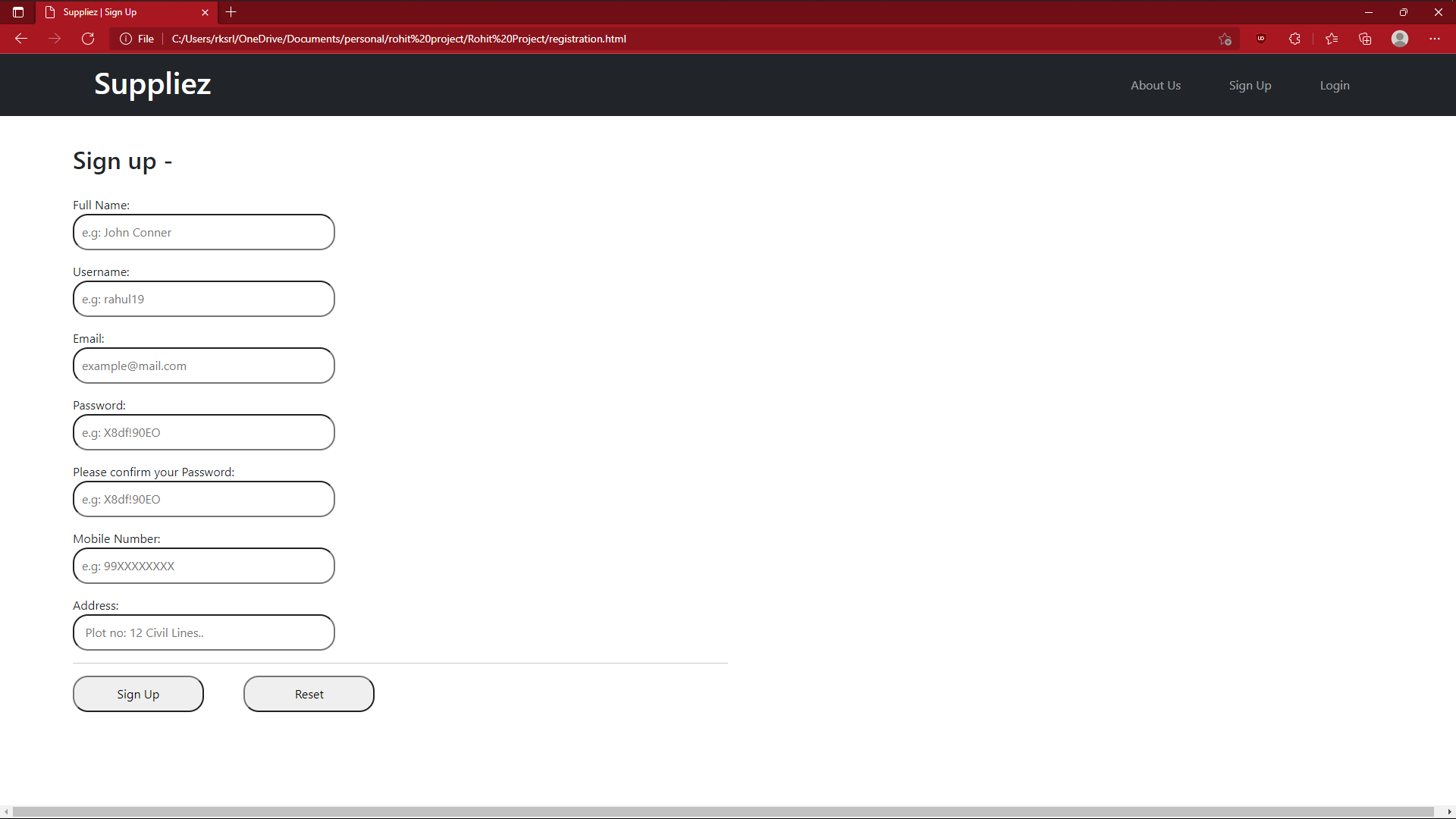 GitHub - Rohit643/e-commerce-website-template: we designed just a basic ...