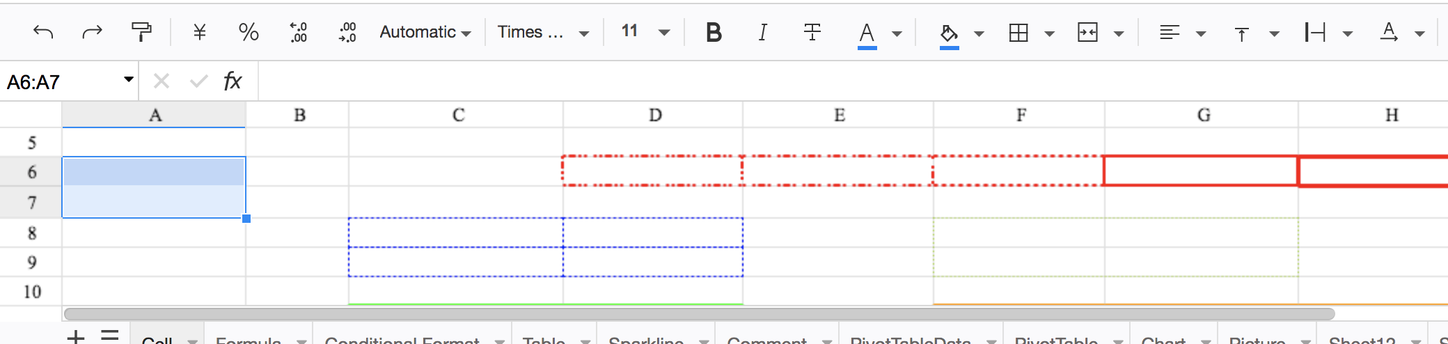 [BUG]Merging cells will cause the content to disappear when cells has ...