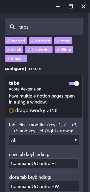 New tab shortcut disables shortcut to close all toggle lists. · Issue #220 · notion-enhancer ...
