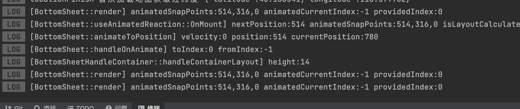 [v4] | [v2] how to close the log · Issue #861 · gorhom/react-native-bottom-sheet · GitHub