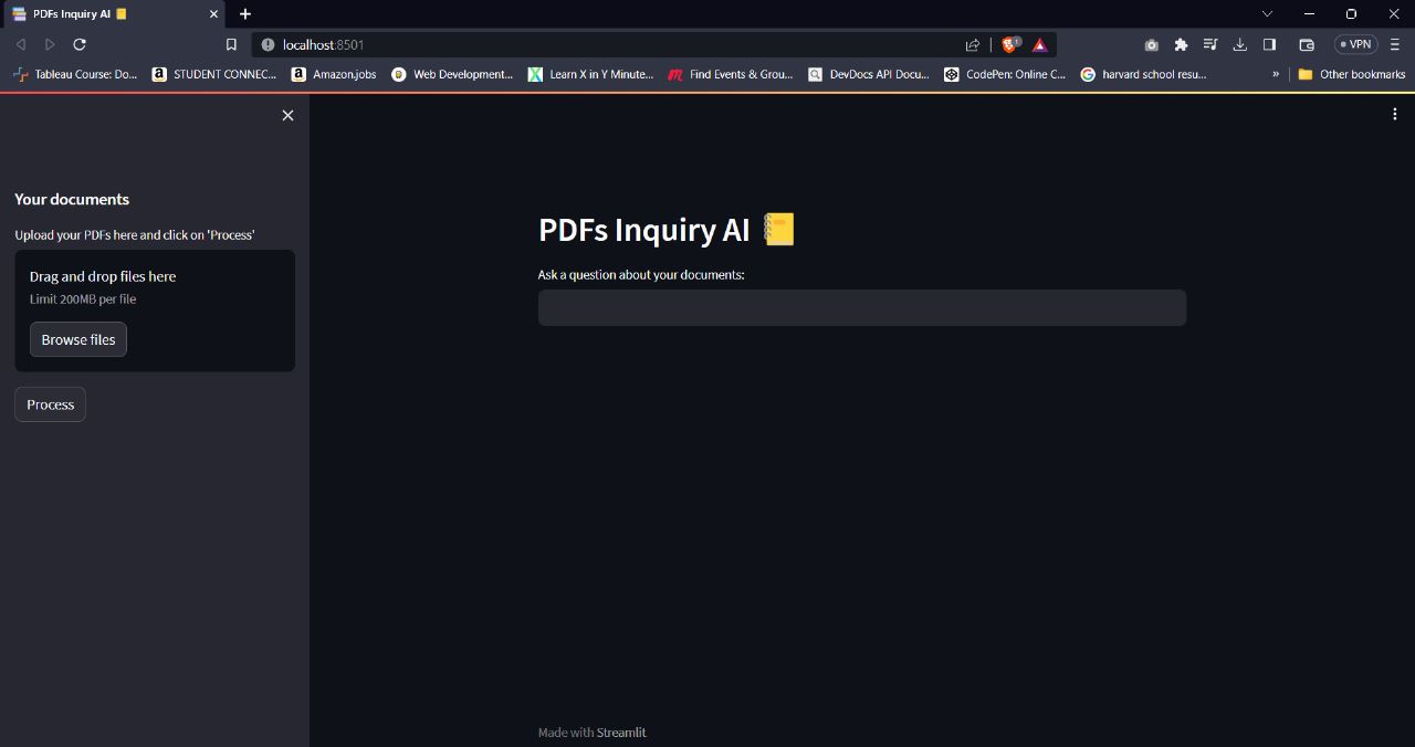 GitHub - Navin964/PDFs-Inquiry: This is a Streamlit app that allows you ...