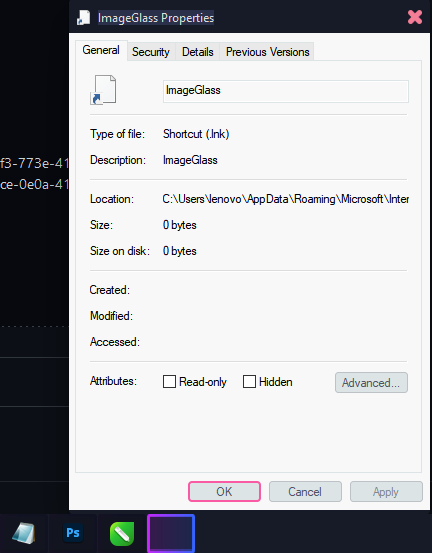Pin "Leftover" on Taskbar · Issue #1123 · d2phap/ImageGlass · GitHub