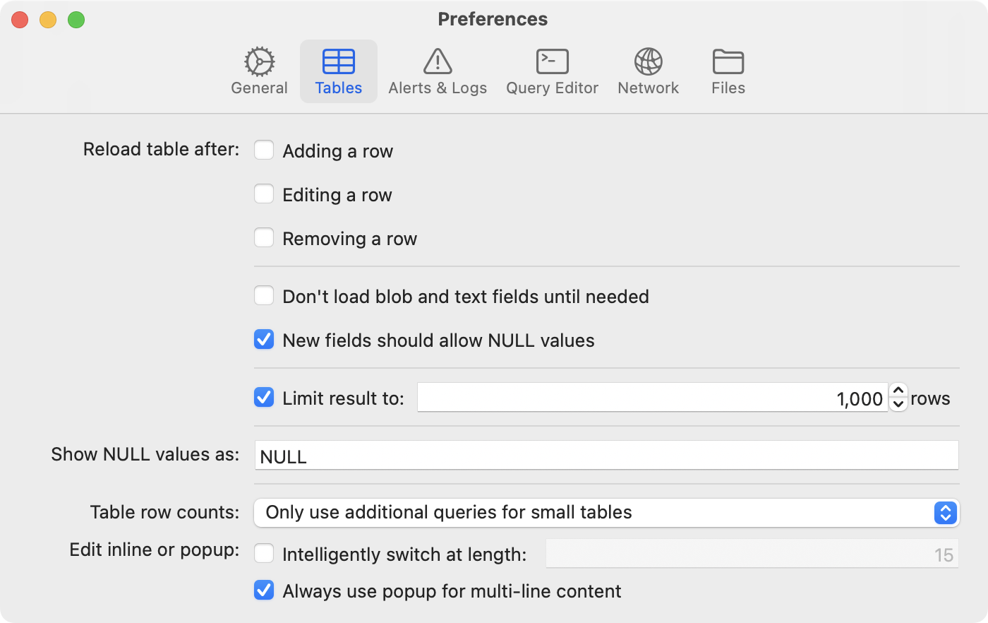 Content pane is slow when showing a BLOB column · Issue #1530 · Sequel-Ace/Sequel-Ace · GitHub