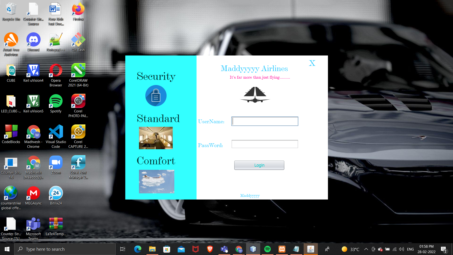 GitHub - Maddyyy23/AirLine-Management-Project