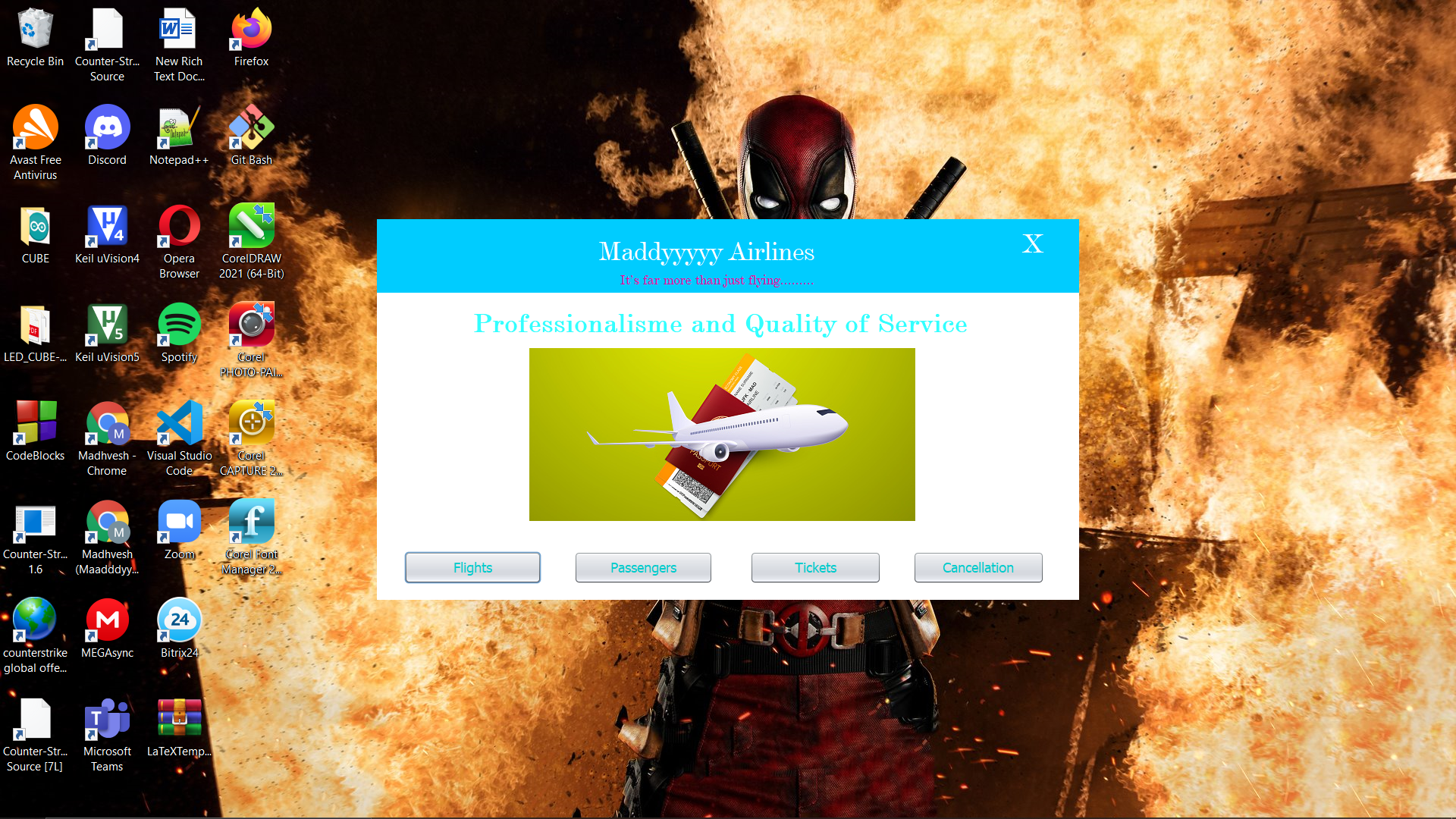 GitHub - Maddyyy23/AirLine-Management-Project