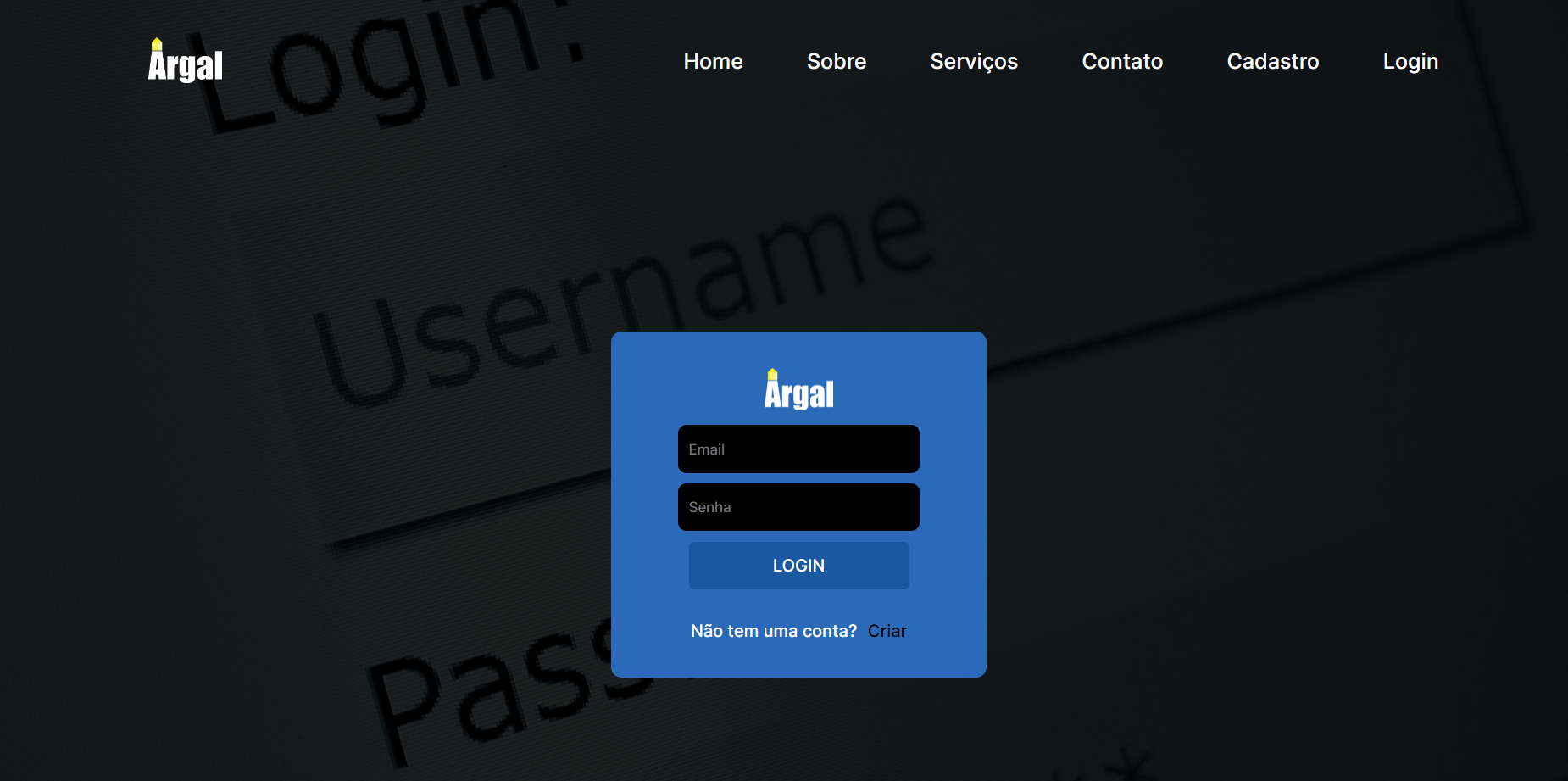 GitHub - Almeida63/argal-servicos-domesticos: Projeto desenvolvido para a aula de Projeto ...