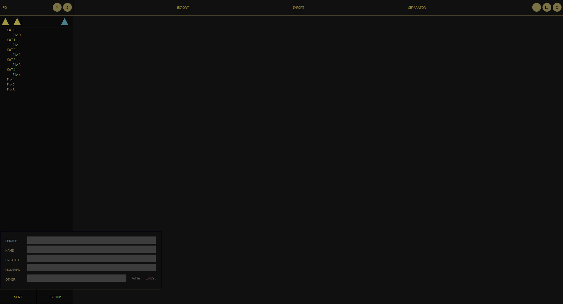 GitHub - nebcio/FileOrganizer: GUI (Qt 5.12) for file organizer (export multiple files to one ...