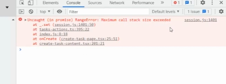 Maximum call stack size exceeded when creating a task from cloud storage with 400K images ...