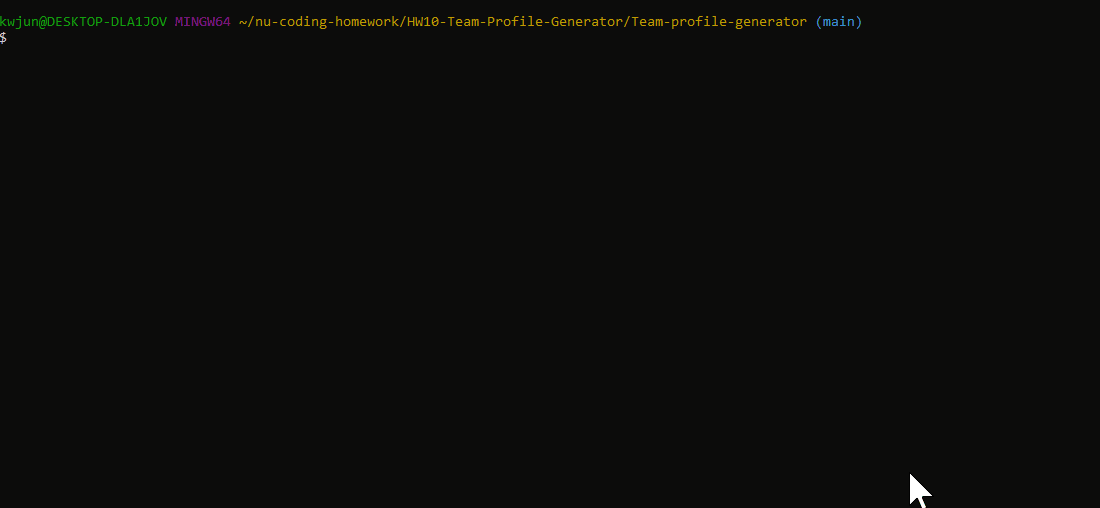 GitHub - kjun290/Team-profile-generator: create team profiles with this ...