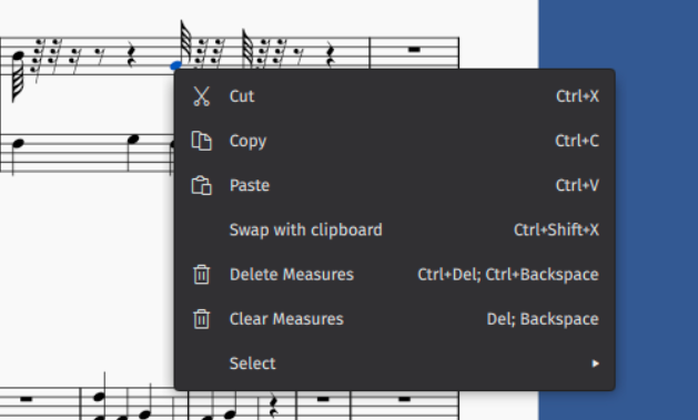 Context menu no longer has 'Remove measures' option. We should re-add it with some UX cleanup ...