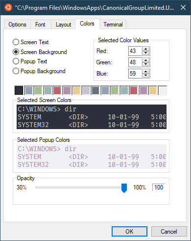 Using nord on Ubuntu Bash shell on Windows Subsystem for Linux · Issue #136 · nordtheme/nord ...