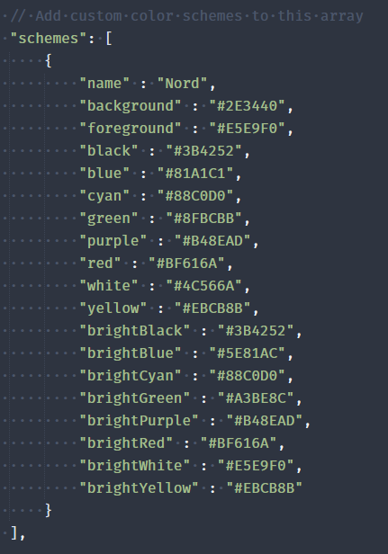 Using nord on Ubuntu Bash shell on Windows Subsystem for Linux · Issue #136 · nordtheme/nord ...