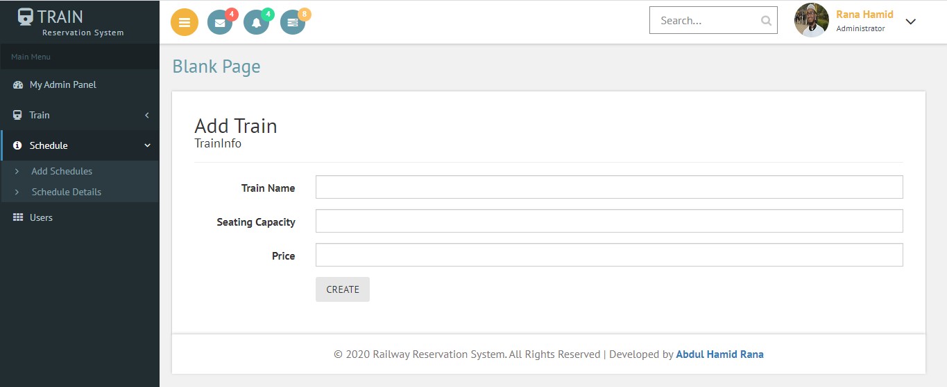 GitHub - abdulhamidrana/RailwayReservation: It's basically a reservation base system implemented ...
