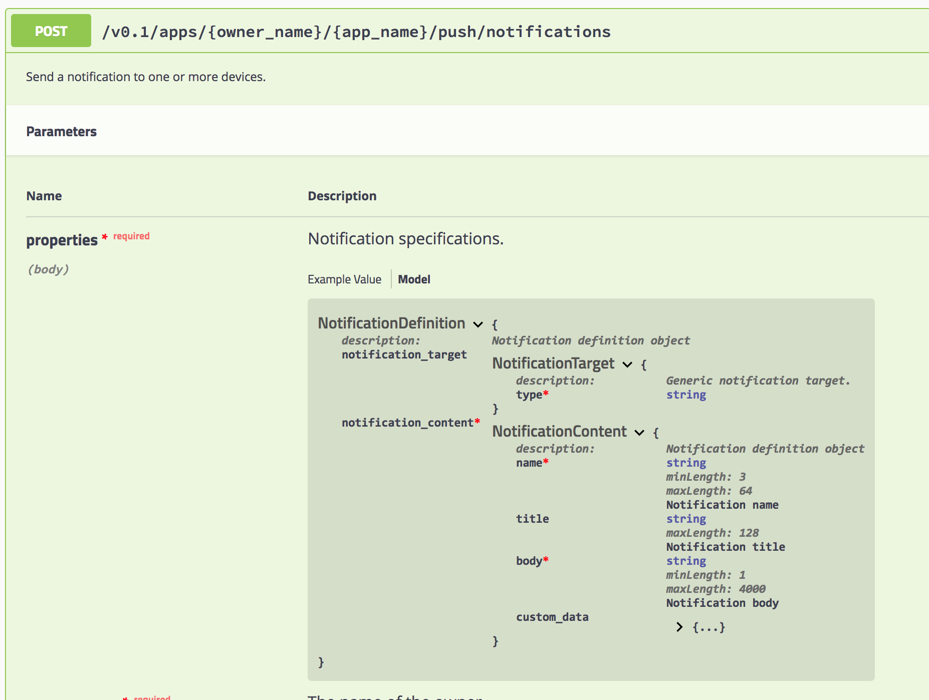 Push Rest API docs do not match Swagger file · Issue #177 · microsoft/appcenter · GitHub