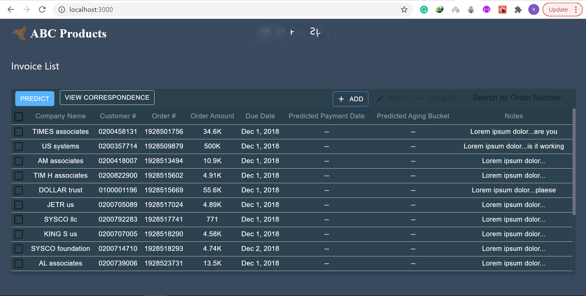GitHub - pradhumanNanda/B2B-FinTech-Dashboard: AI-Enabled FinTech B2B Invoice Management ...