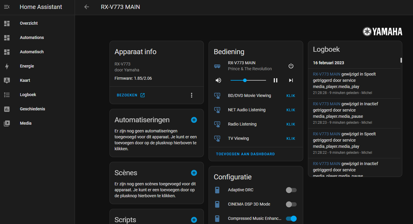 Add Source Mode/Current Volume Level as Entity · Issue #132 ...