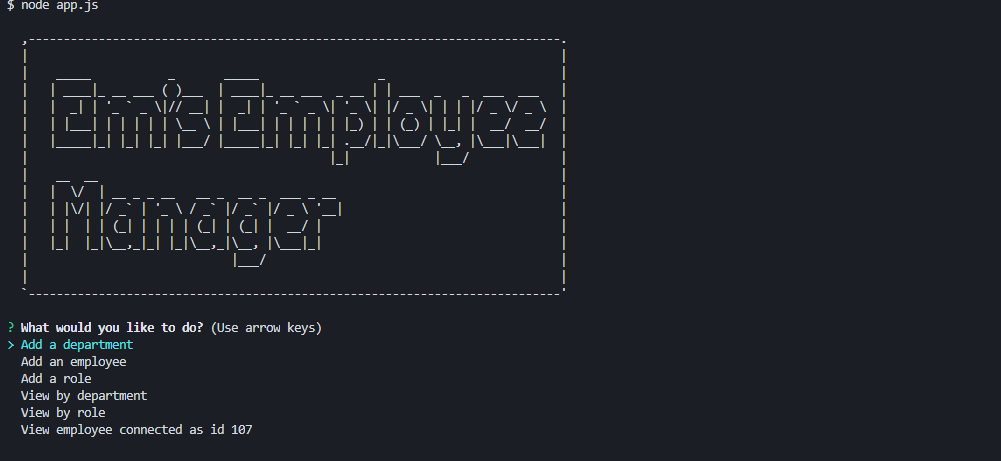 GitHub - emmabauta/Employee-Tracker