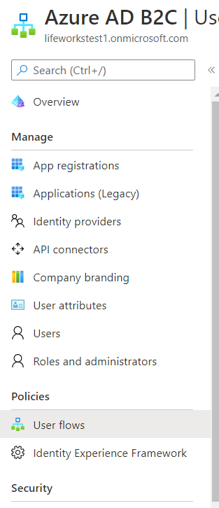 Unable to configure AD B2C local account identity provider for username login using user flow ...