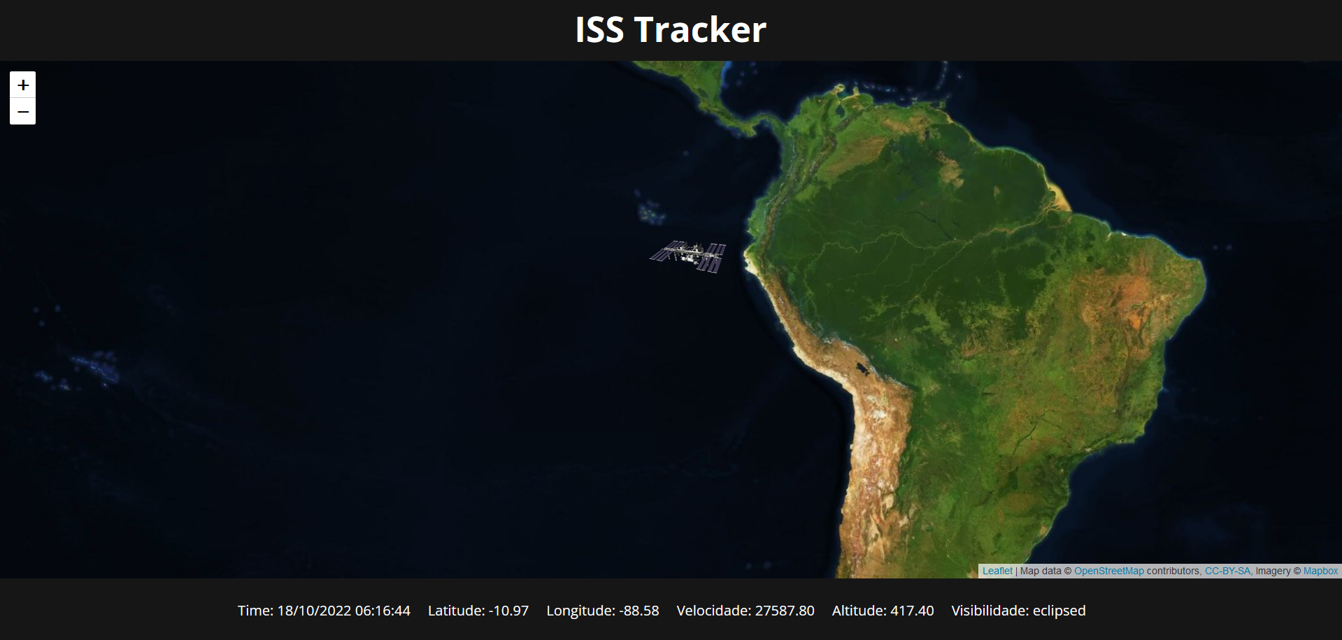 Github Willfelderisstrackerhtml Iss Tracker Using Html Css And Javascript