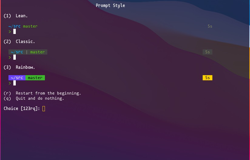 Not seeing arrow shaped prompt style in p10k configure. · Issue #1866 ...