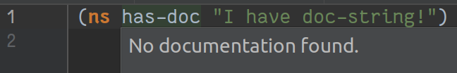 Show Quick Documentation On Namespace · Issue 2119 · Cursive Idecursive · Github