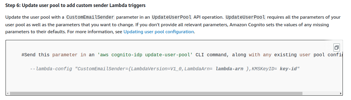 Correction In Documentation · Issue 44 · Awsdocs Amazon Cognito Developer Guide · Github