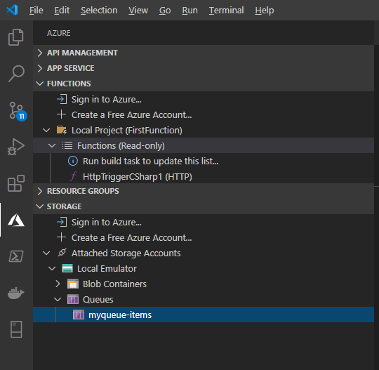 Storage - Tables node not visible for Local Emulator · Issue #665 · microsoft/vscode ...
