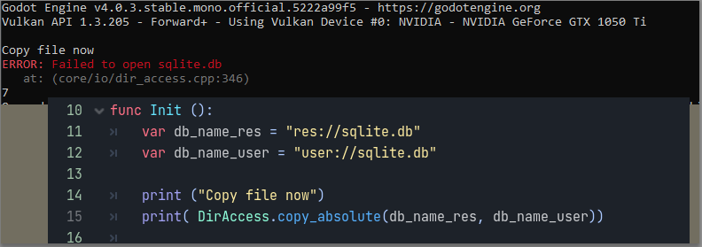 Instance version of `DirAccess.copy_absolute()` and `DirAccess.copy()` doesn't work with ...
