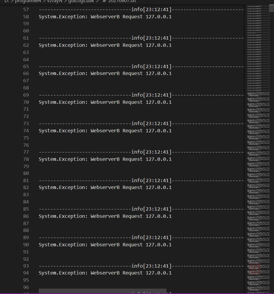 [bug] 巨大日志文件 · Issue #1630 · 2dust/v2rayN · GitHub