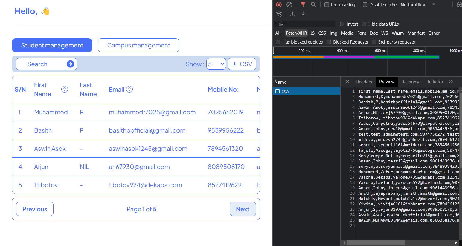 [ bug ] : Download CSV · Issue #409 · gtech-mulearn/mulearn · GitHub
