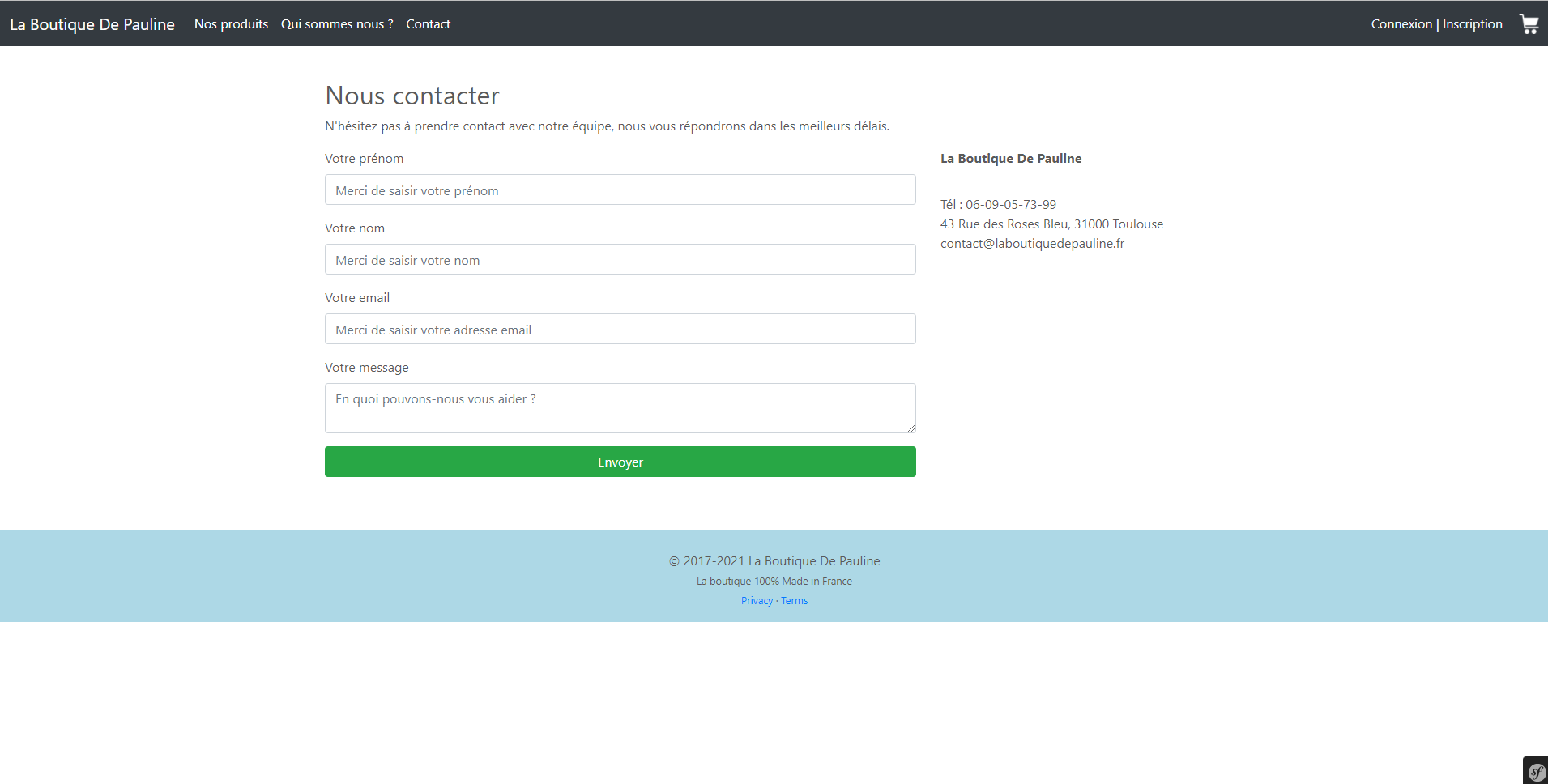 GitHub - linepau31/LaBoutiqueDePauline2