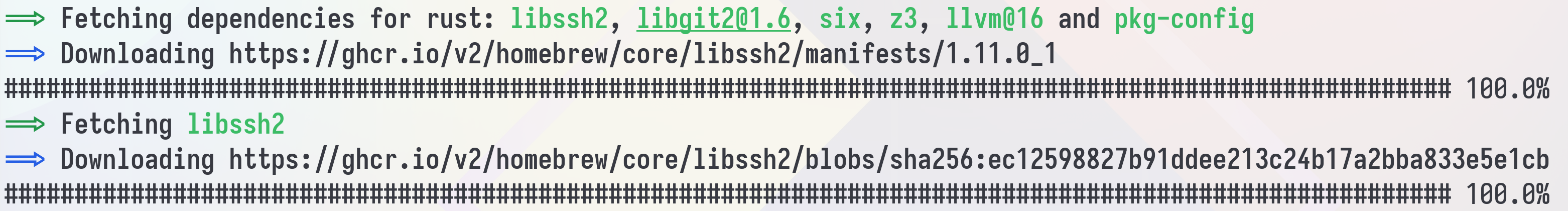 Make Progress Bars Prettier · Issue 16211 · Homebrewbrew · Github