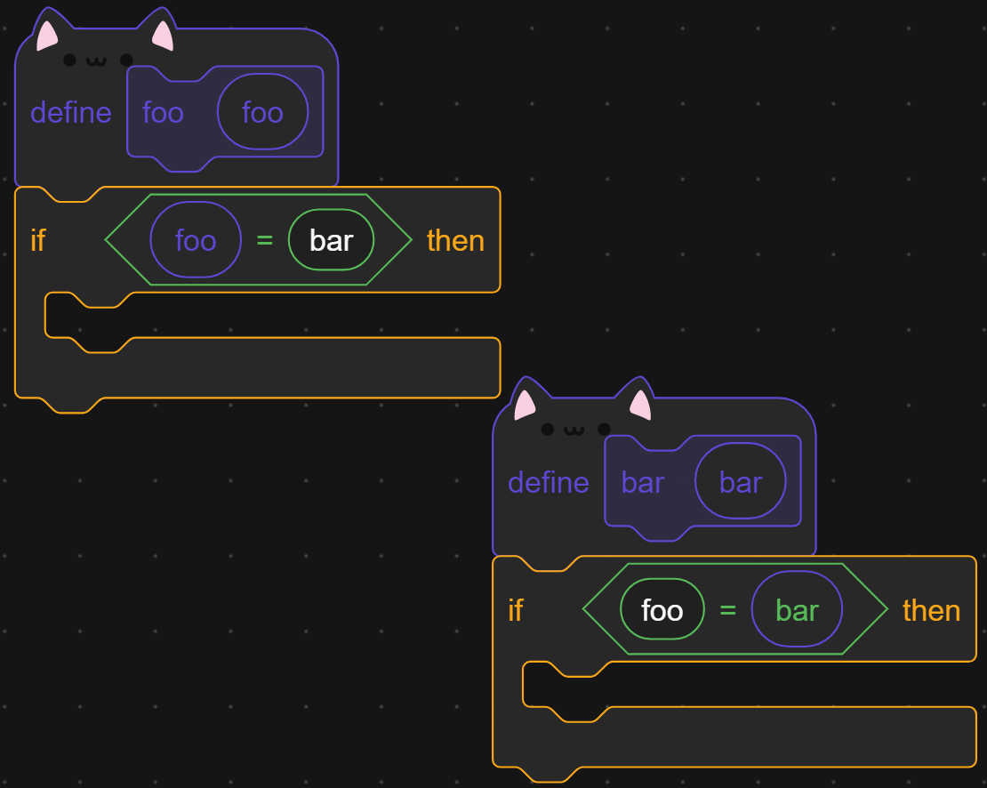 Wrong text color on custom block parameter · Issue #3275 · ScratchAddons/ScratchAddons · GitHub
