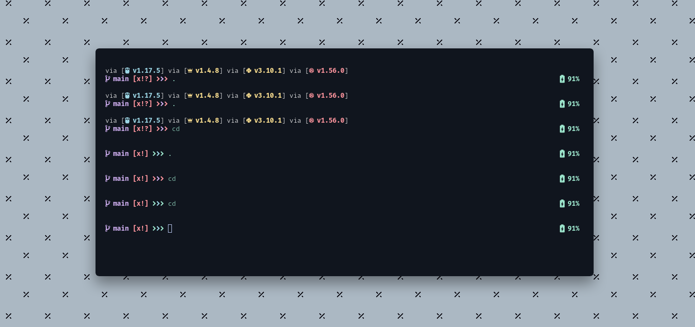 GitHub - eichiarakaki/starship: :star: Configuration of my favorite prompt