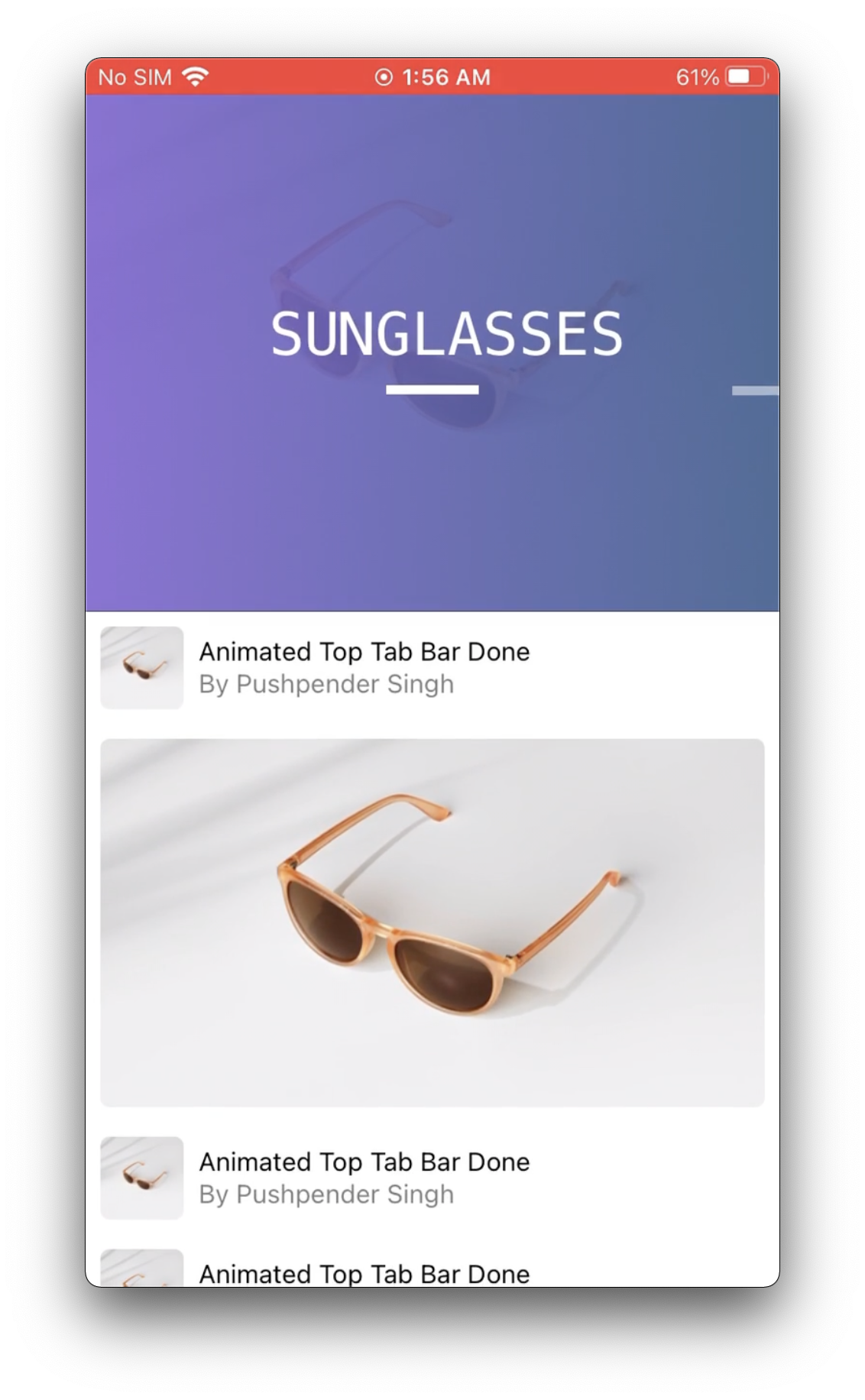 GitHub - pushpender-singh-ap/Animated-Top-TabBar