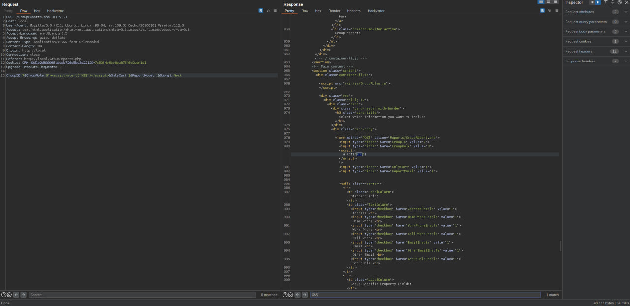 XSS exists in the group report page · Issue #6474 · ChurchCRM/CRM · GitHub